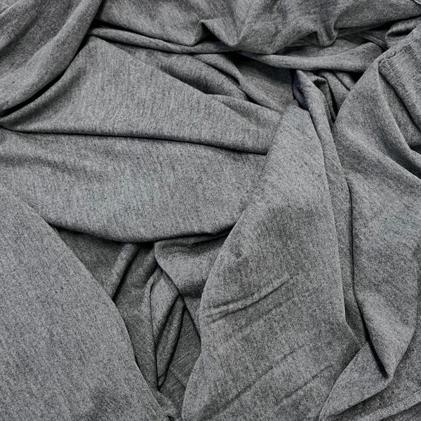 Bamboo Heather Stretch Jersey & Organic Cotton Plus