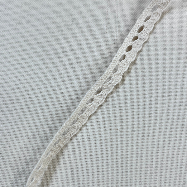 Organic Cotton Lace - Natural Color - Lace-15mm-Natural & Organic ...