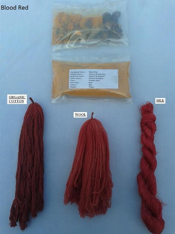 Vegetable Dye- Cherry Red & Organic Cotton Plus