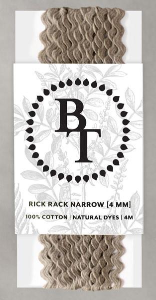 Organic Cotton Rick Rack 4mm & Organic Cotton Plus