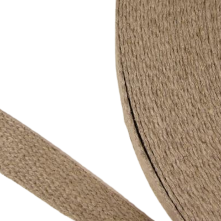 100% Hemp Webbing 3/4" Width - Natural Color & Organic Cotton Plus