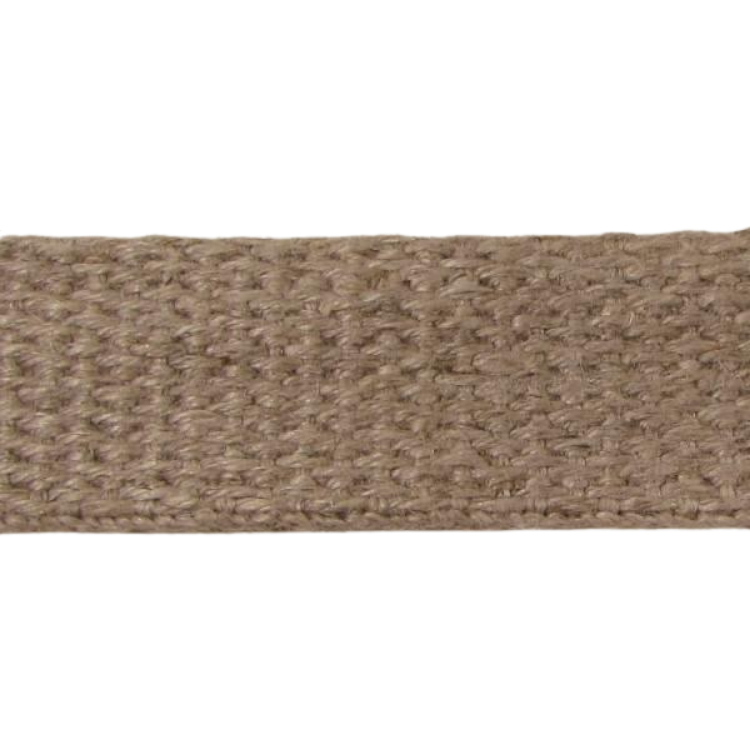 100% Hemp Webbing 2" Width - Natural Color & Organic Cotton Plus