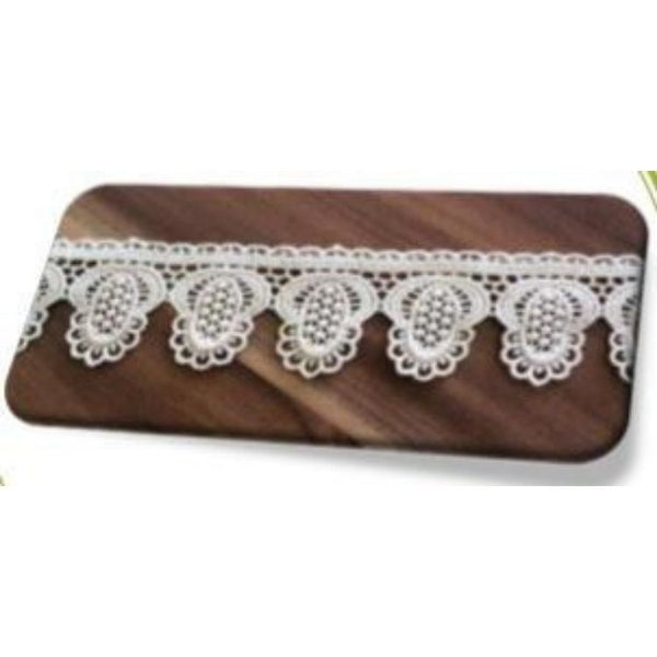 Organic Cotton Lace - Natural Color - Lace-37mm-Natural & Organic ...