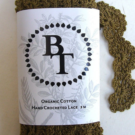 Organic Cotton Lace - Natural Color & Organic Cotton Plus