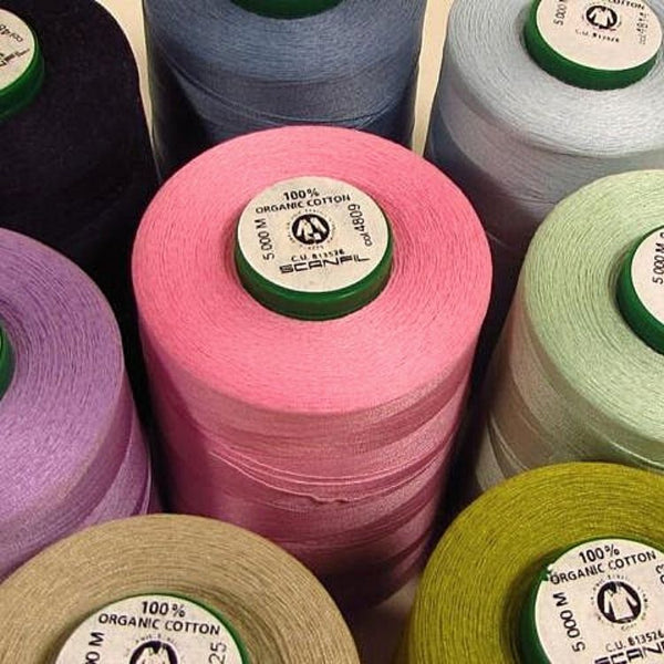 Organic Cotton Thread-5000 Meter Cone-Tex 35 & Organic Cotton Plus