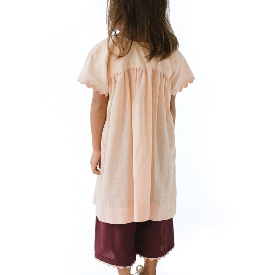 Embroidered Yoke Dress Pattern & Organic Cotton Plus